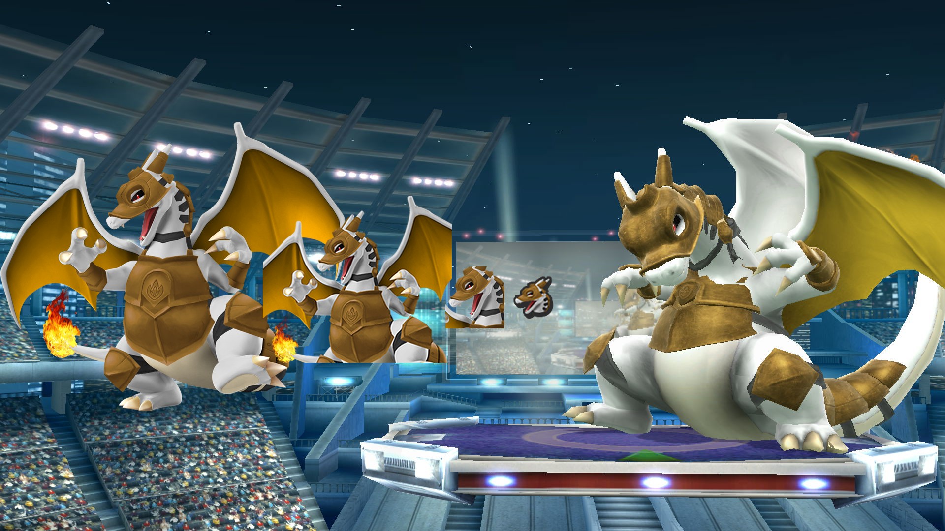 Even Better Armored Charizard CSPs! v2 [Super Smash Bros. (Wii U)] [Mods]