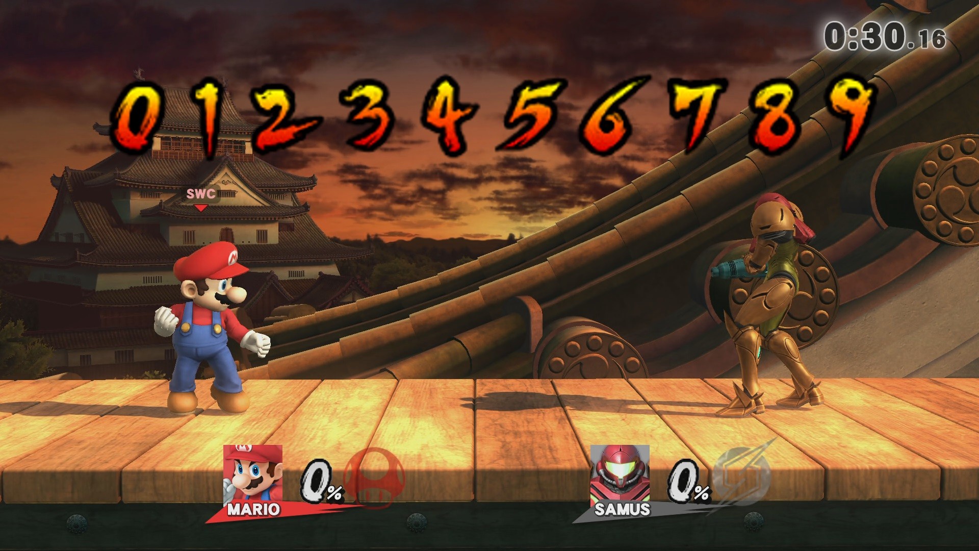 Maplestory Hard Hitting Damage Font [Super Smash Bros. (Wii U)] [Mods]