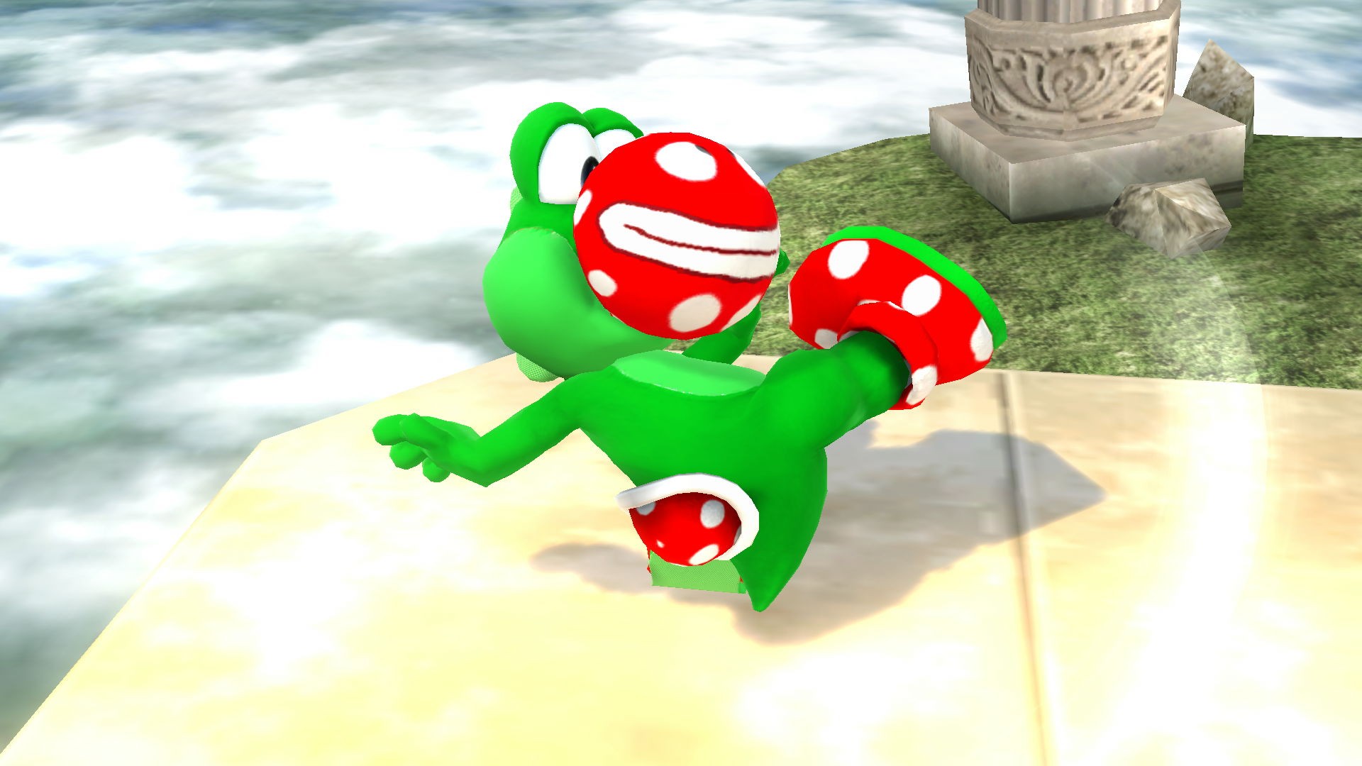 Piranha Plant Yoshi Mod for Super Smash Bros. (Wii U) | SSB4U Mods