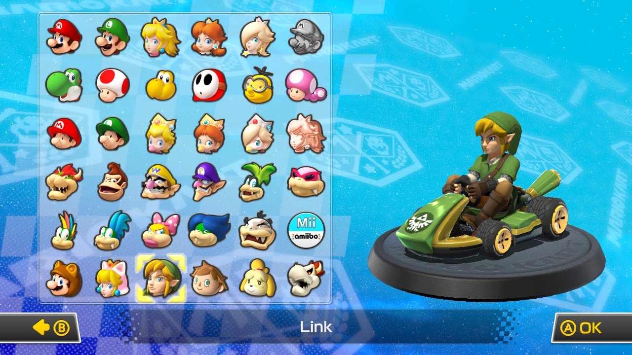 Green Link Pack [Mario Kart 8] [Mods]