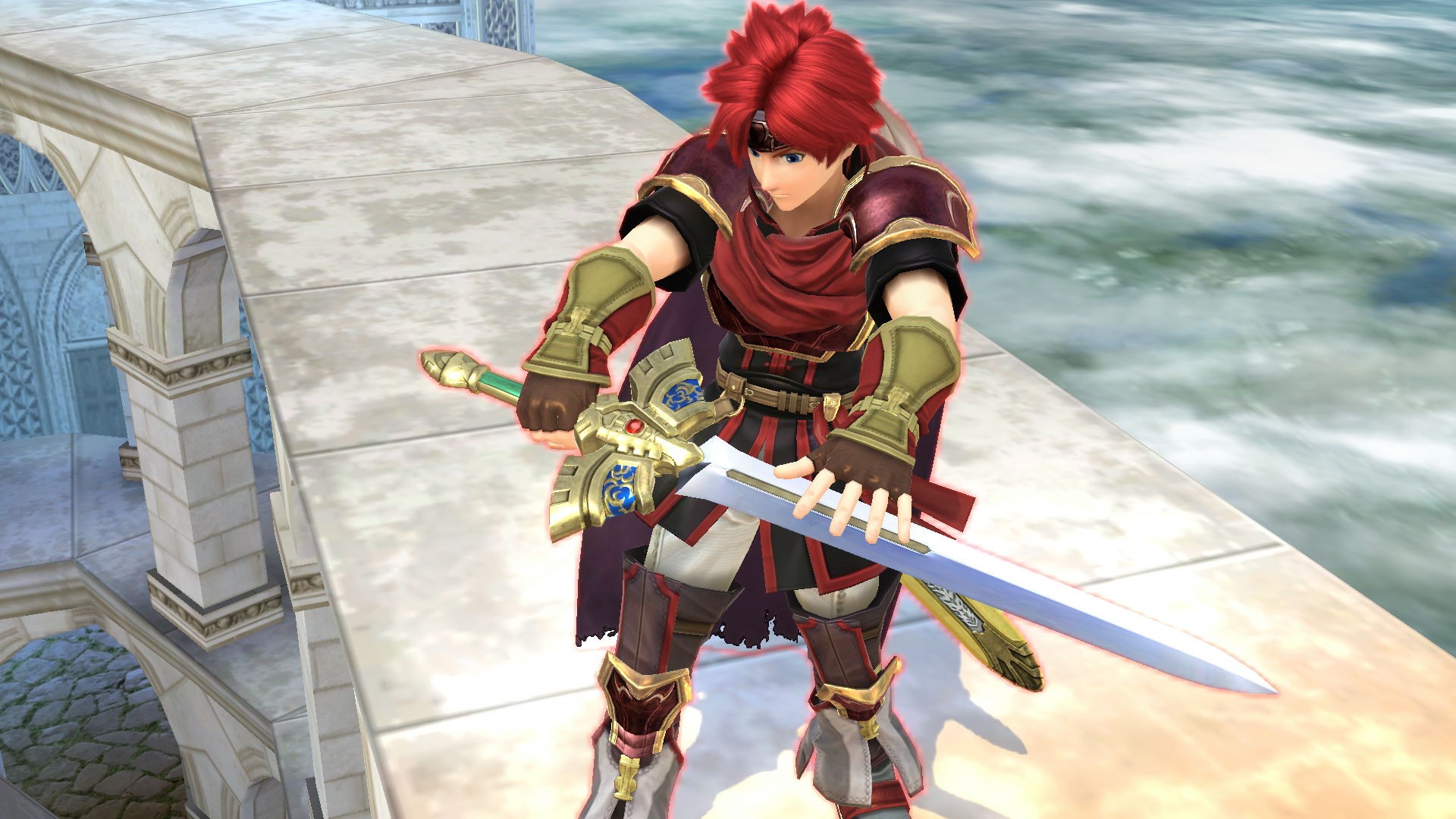 Black Red & Gold Roy [Super Smash Bros. (Wii U)] [Mods]