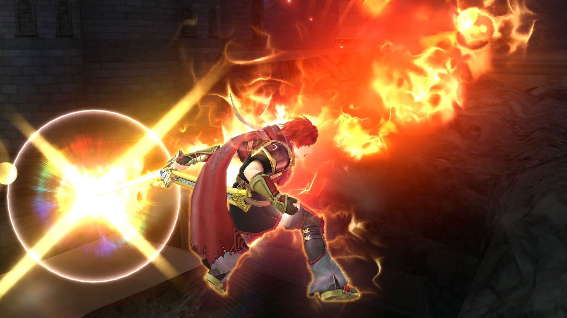 Black Red & Gold Roy [Super Smash Bros. (Wii U)] [Mods]