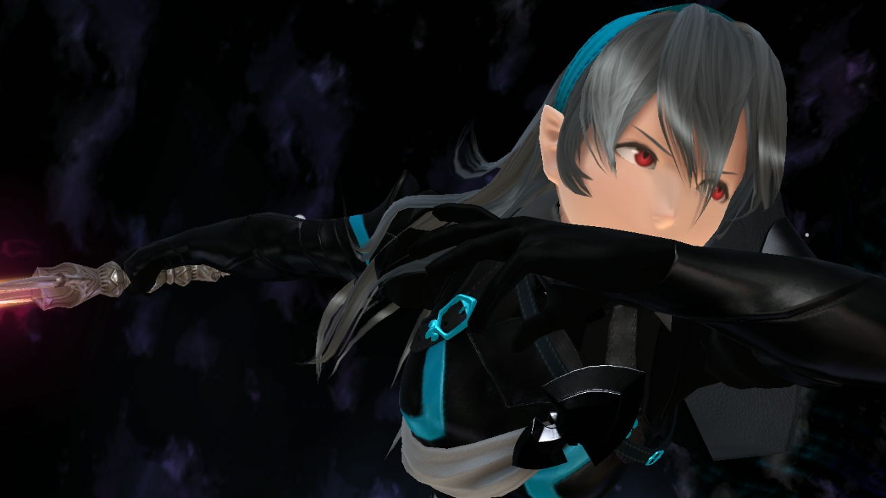 Black/Sky Blue Female Corrin(with CSPs) [Super Smash Bros. (Wii U)] [Mods]