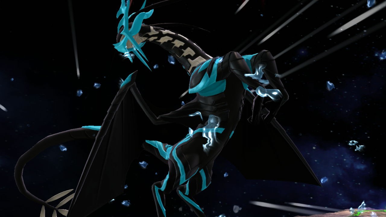 Black/Sky Blue Female Corrin(with CSPs) [Super Smash Bros. (Wii U)] [Mods]