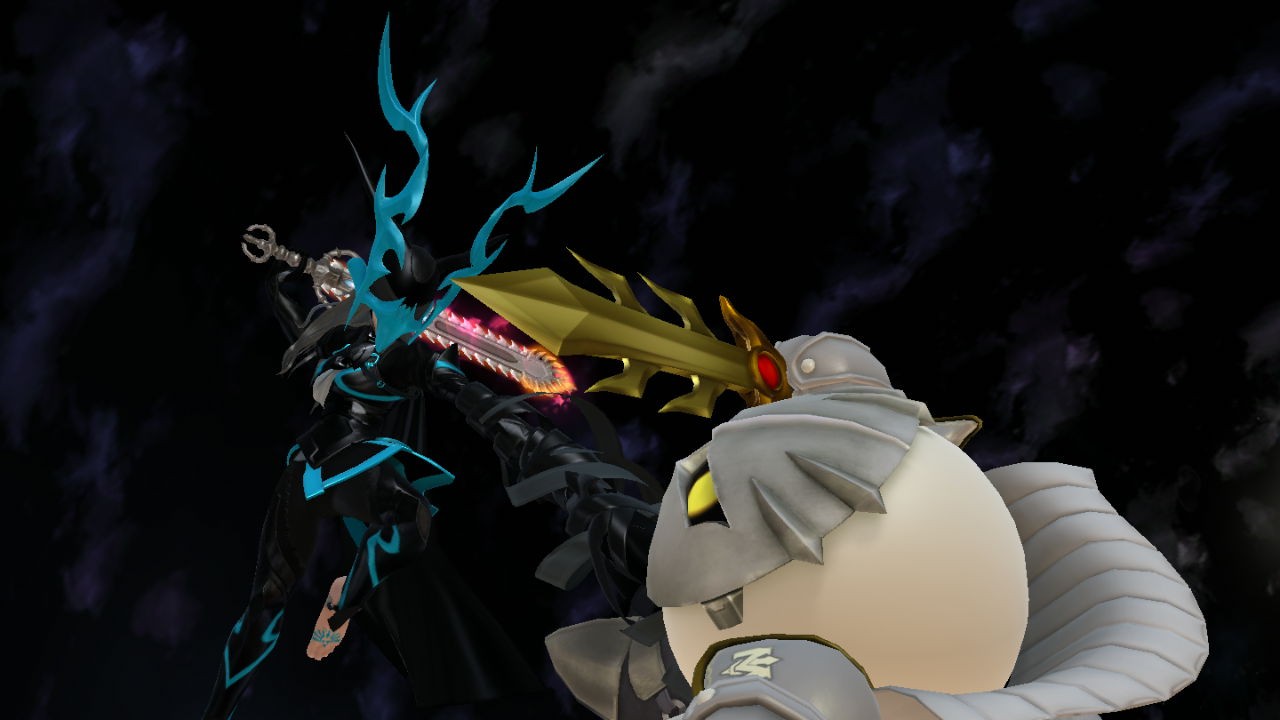 Black/Sky Blue Female Corrin(with CSPs) [Super Smash Bros. (Wii U)] [Mods]