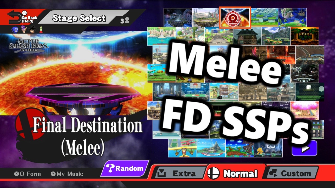 Final Destination (Melee) SSPs [Super Smash Bros. (Wii U)] [Mods]