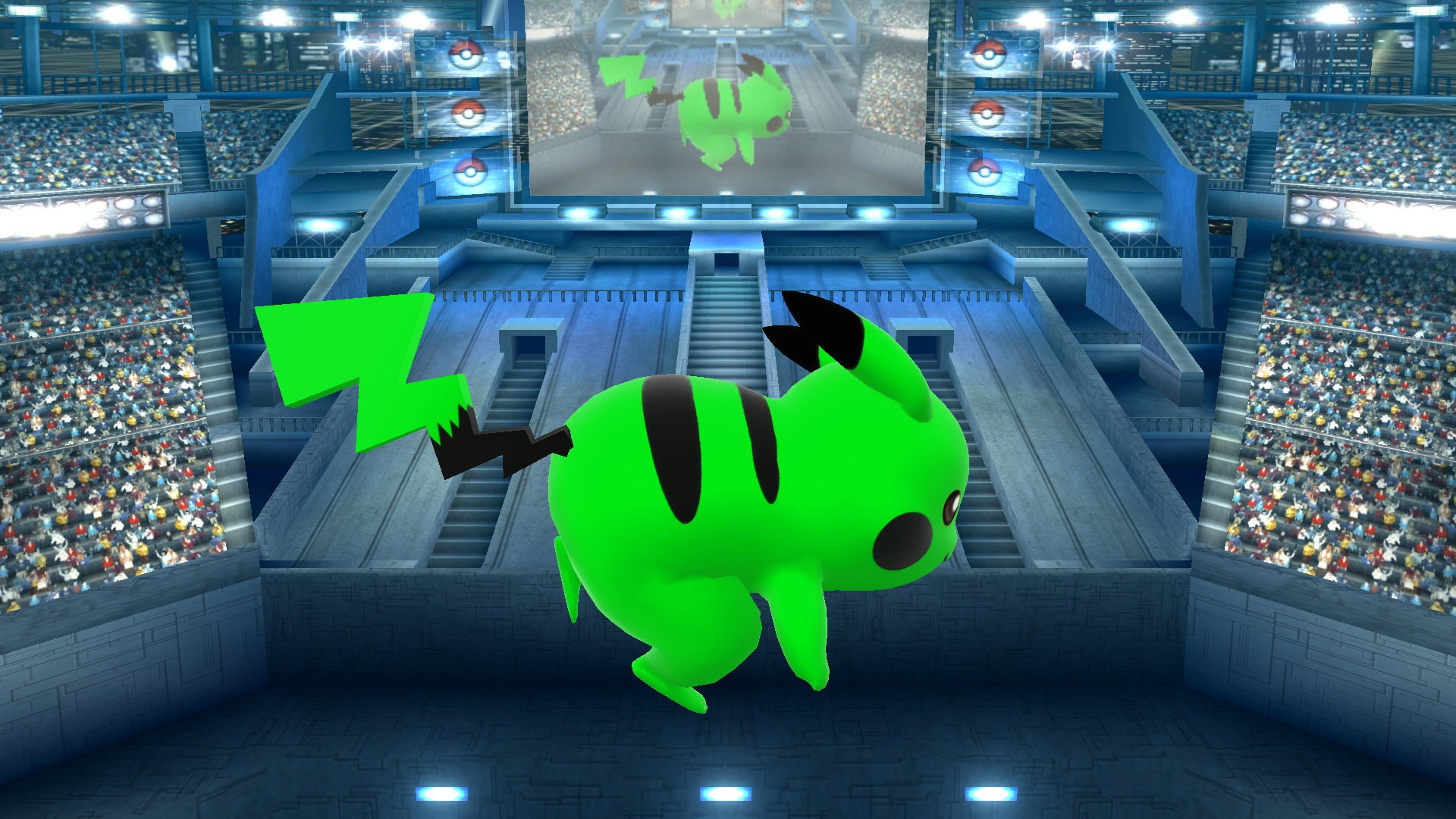 Neon Green Pikachu Mod for Super Smash Bros. (Wii U) | SSB4U Mods