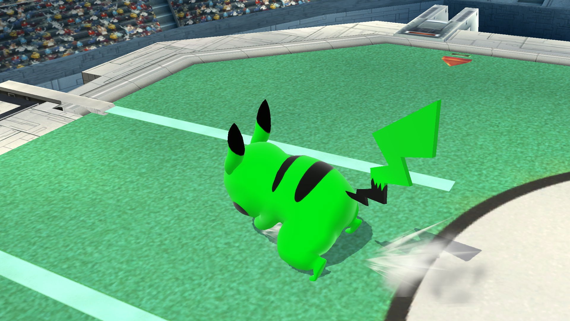 Neon Green Pikachu Mod for Super Smash Bros. (Wii U) | SSB4U Mods