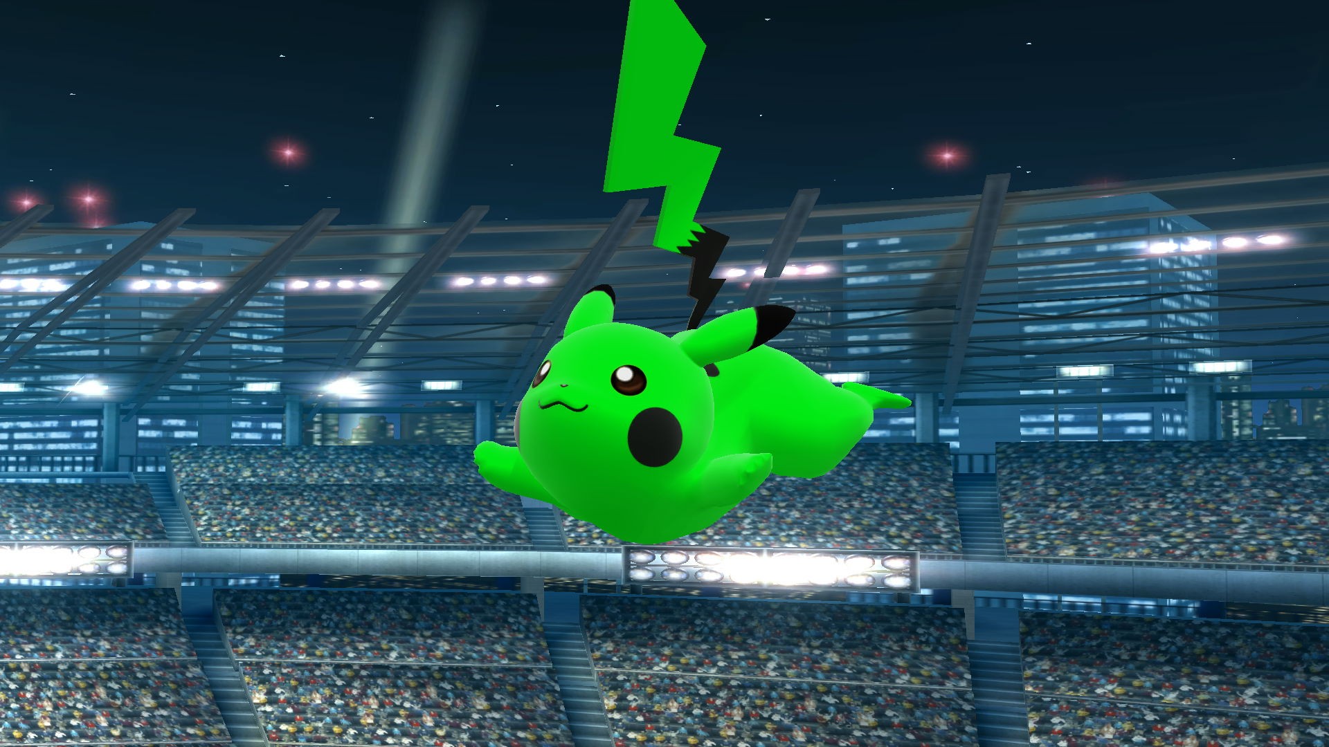 Neon Green Pikachu Mod for Super Smash Bros. (Wii U) | SSB4U Mods