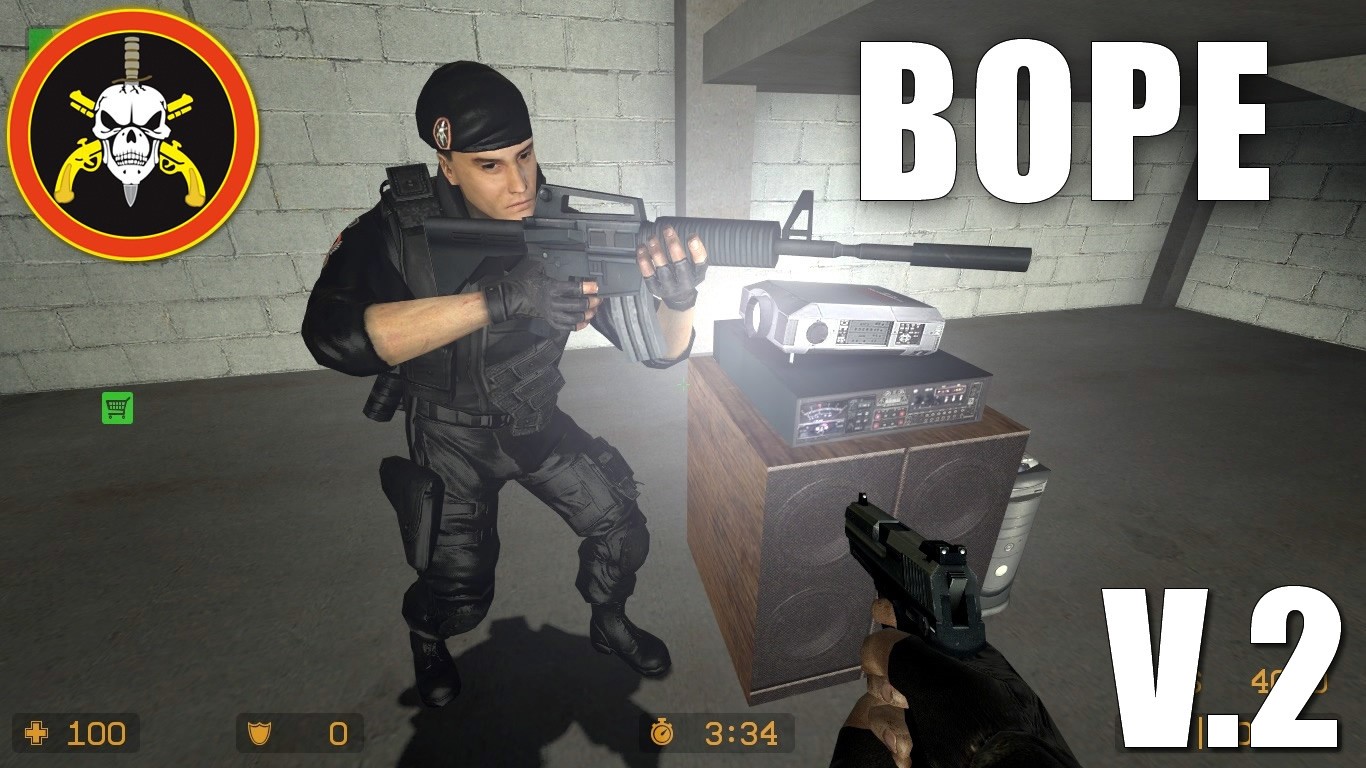 BOPE Brazilian Elite Squad (CT Pack) V2 Mod for Counter-Strike: Source | CS:S Mods