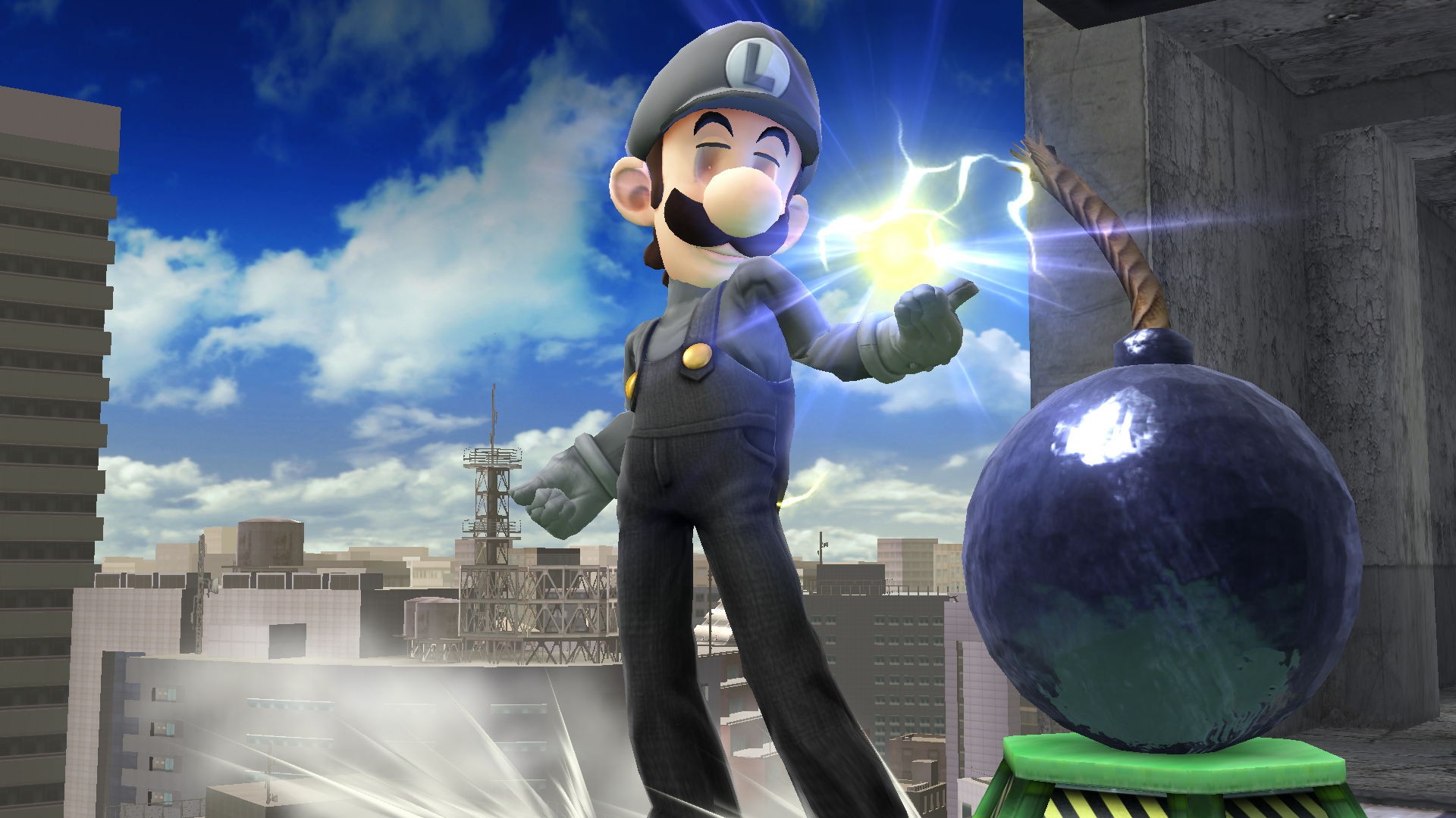 Luigi the God 0.1 (voice, csp,result,extra models) Mod for Super Smash ...