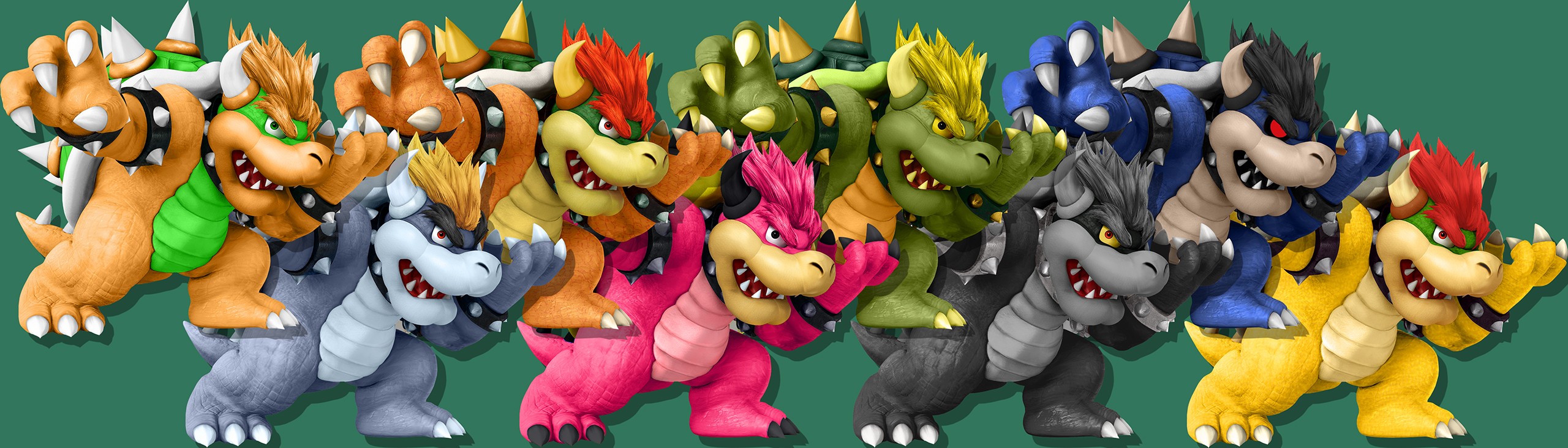 Bowser Color Expansion Pack Mod for Super Smash Bros. (Wii U) | SSB4U Mods