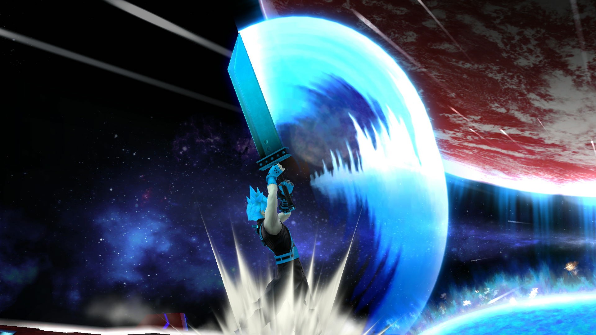 Vibrant Blue Trail/Effect [Super Smash Bros. (Wii U)] [Mods]