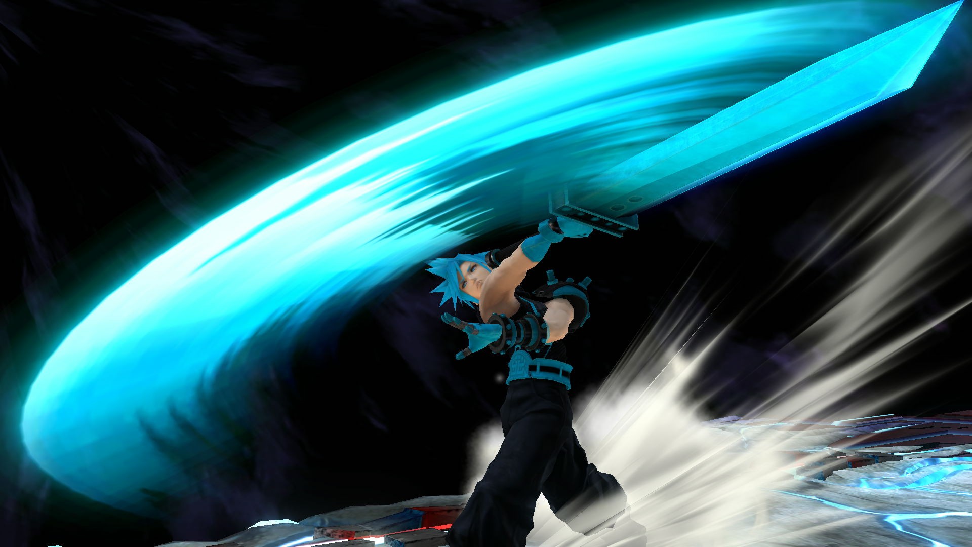 Vibrant Blue Trail/Effect [Super Smash Bros. (Wii U)] [Mods]