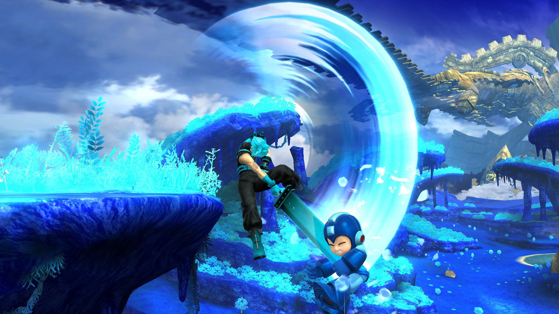 Vibrant Blue Trail/Effect [Super Smash Bros. (Wii U)] [Mods]