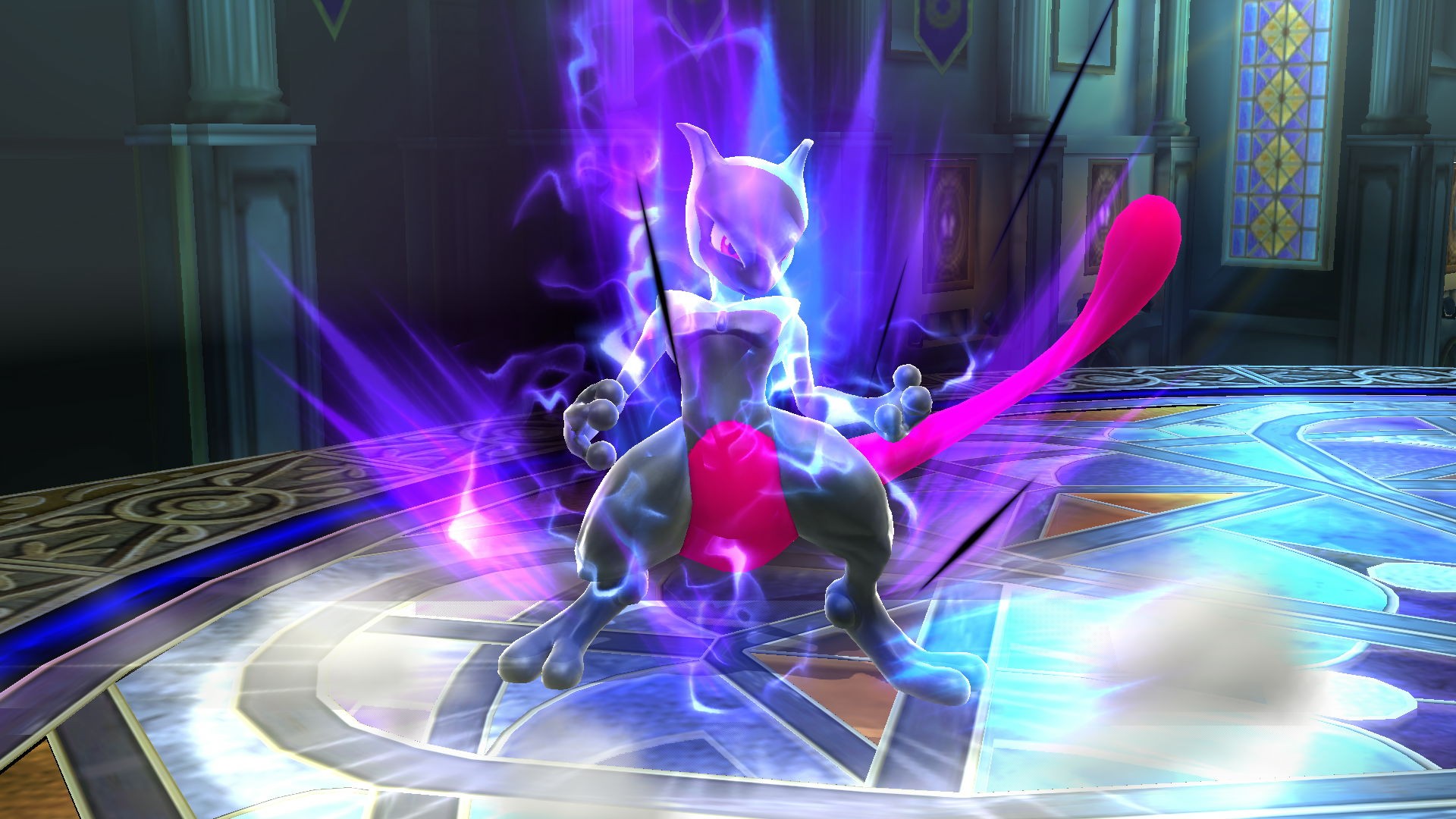 Black & Pink Mewtwo Mod for Super Smash Bros. (Wii U) | SSB4U Mods