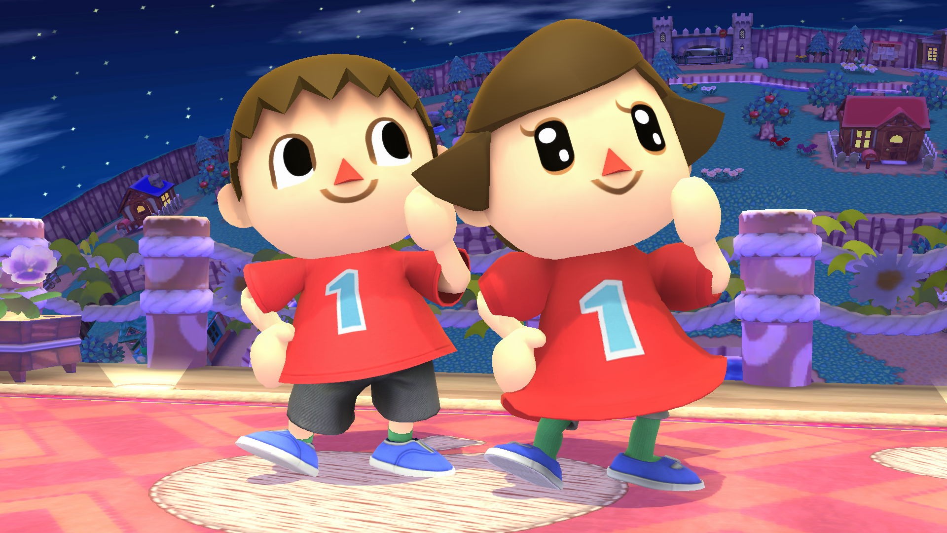Red Female Villager [Super Smash Bros. (Wii U)] [Mods]