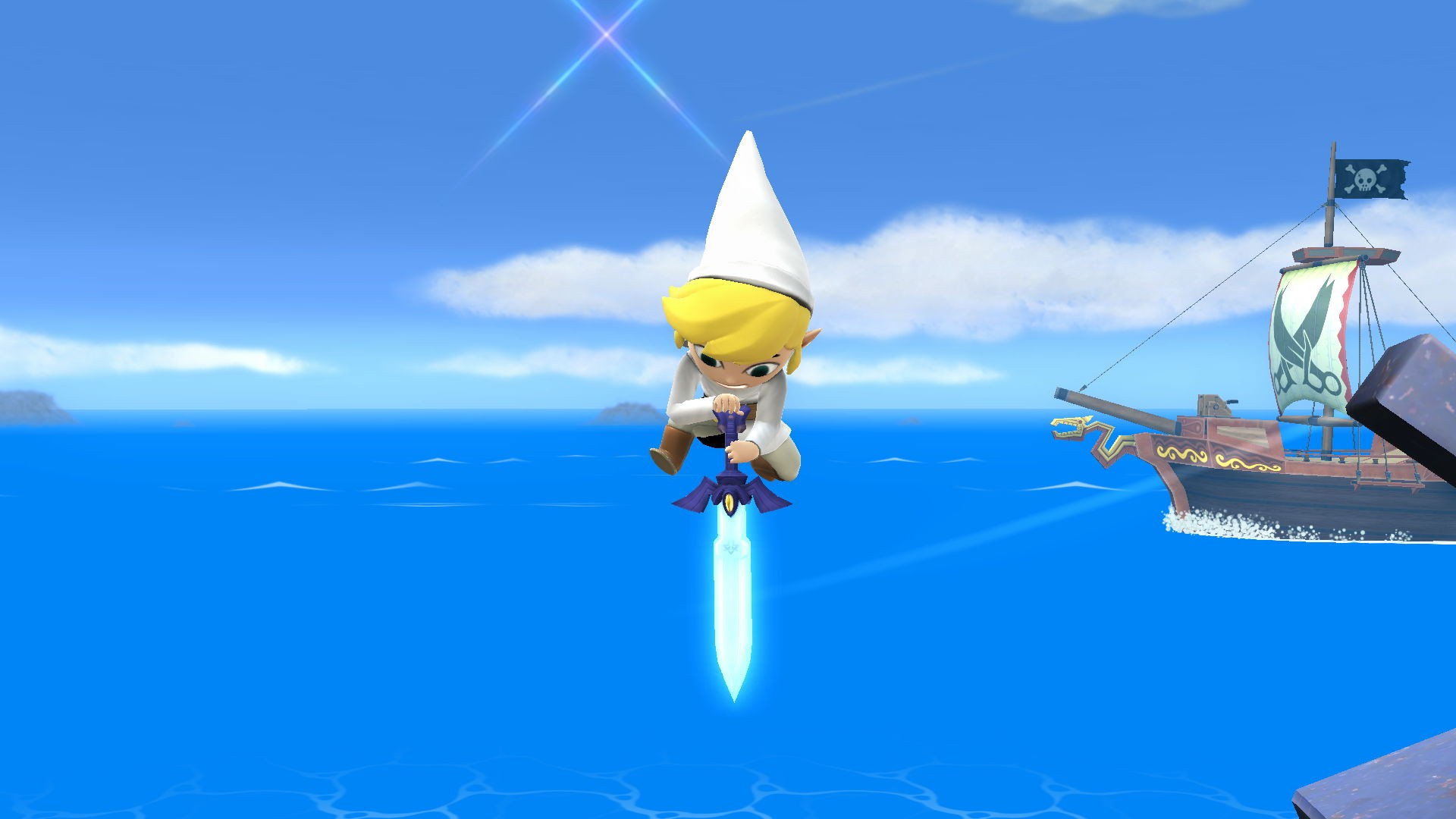 White Tunic Toon Link Mod for Super Smash Bros. (Wii U) | SSB4U Mods