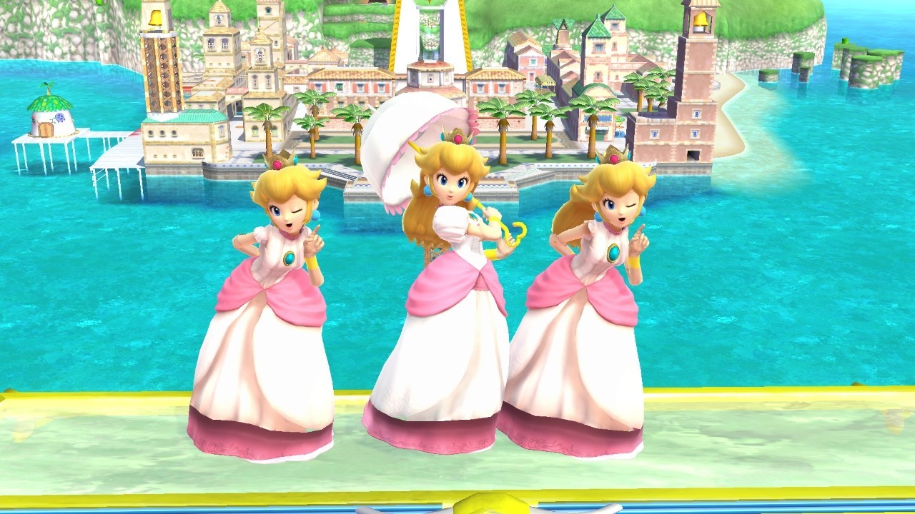 Mario Sunshine Peach Pack Mod for Super Smash Bros. (Wii U) | SSB4U Mods
