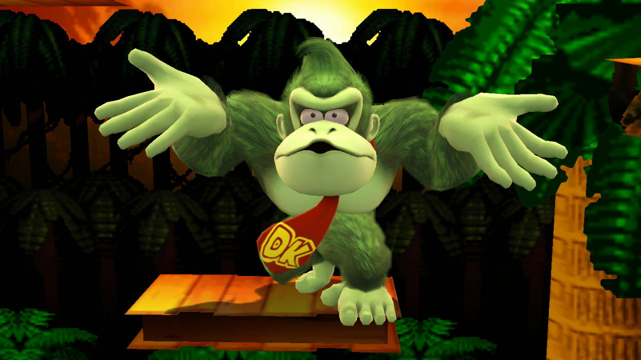Smash 64 - Green DK [Super Smash Bros. (Wii U)] [Mods]