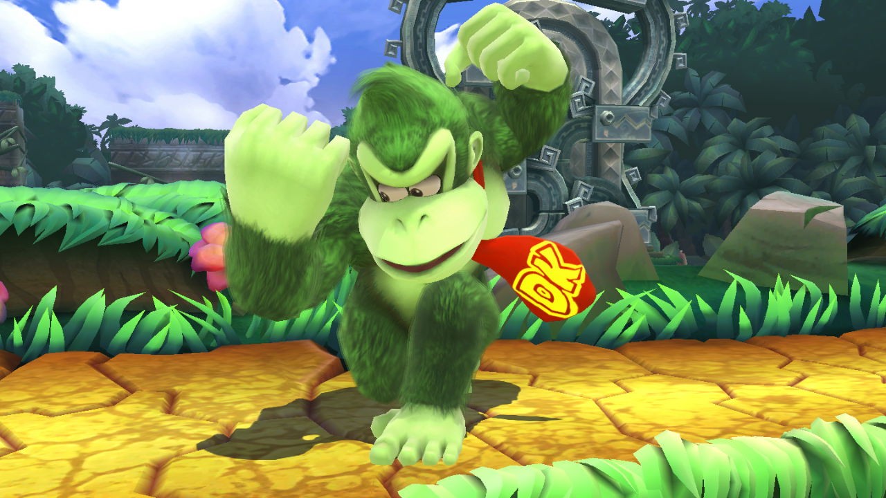 Smash 64 - Green DK Mod for Super Smash Bros. (Wii U) | SSB4U Mods