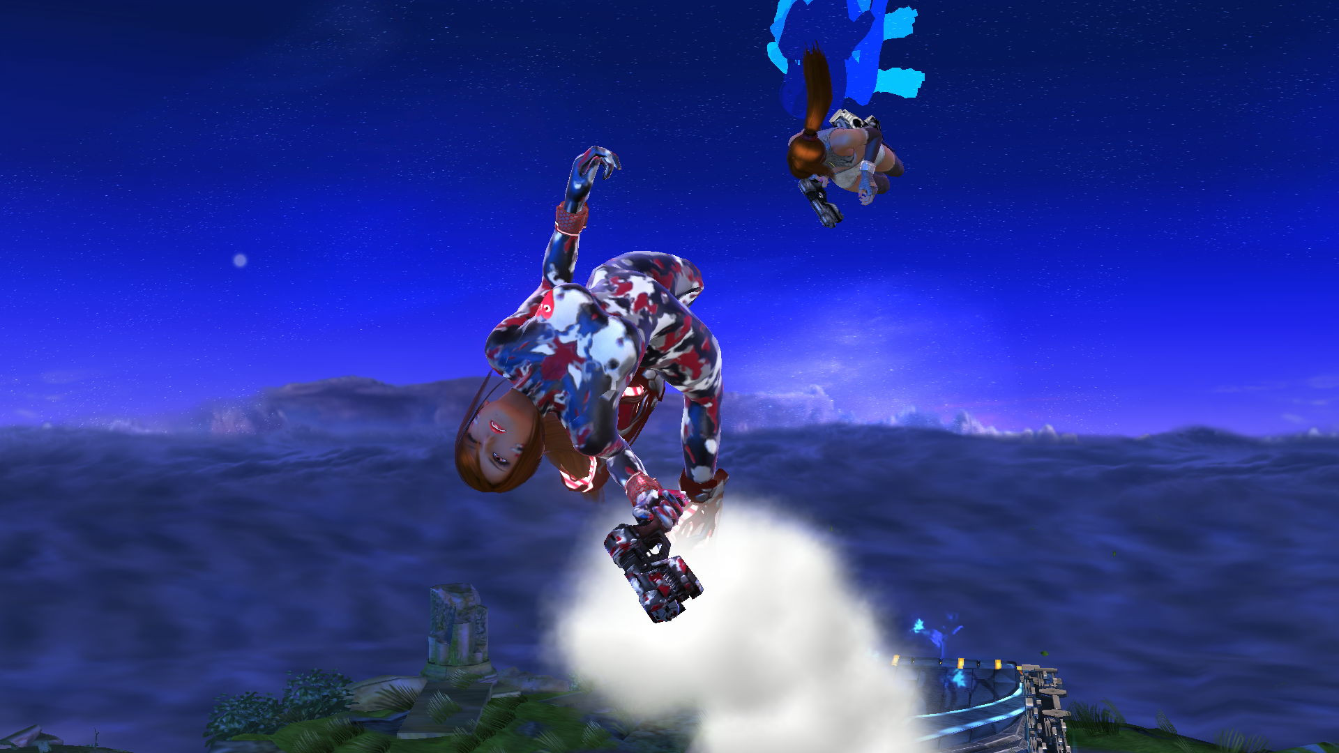 Red Camo Print ZSS [Super Smash Bros. (Wii U)] [Mods]