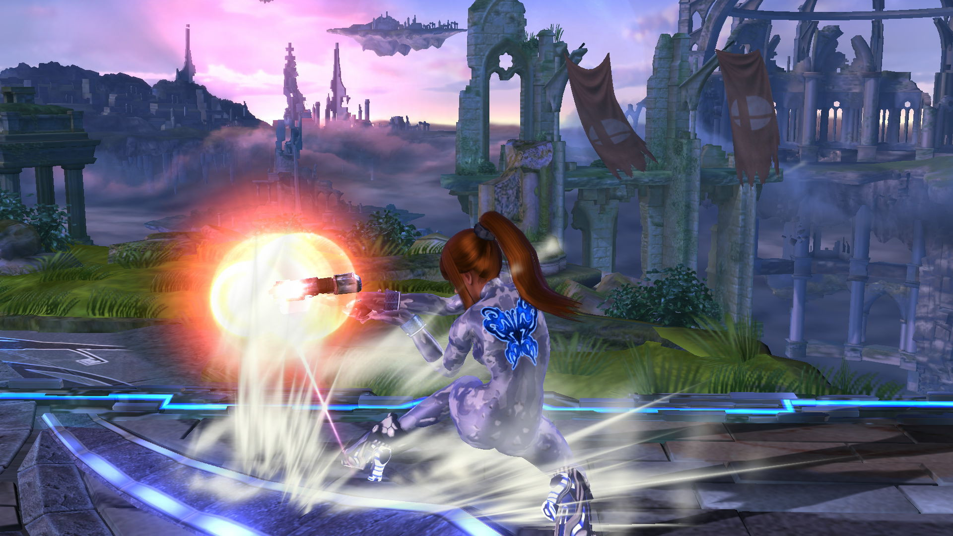 Red Camo Print ZSS [Super Smash Bros. (Wii U)] [Mods]