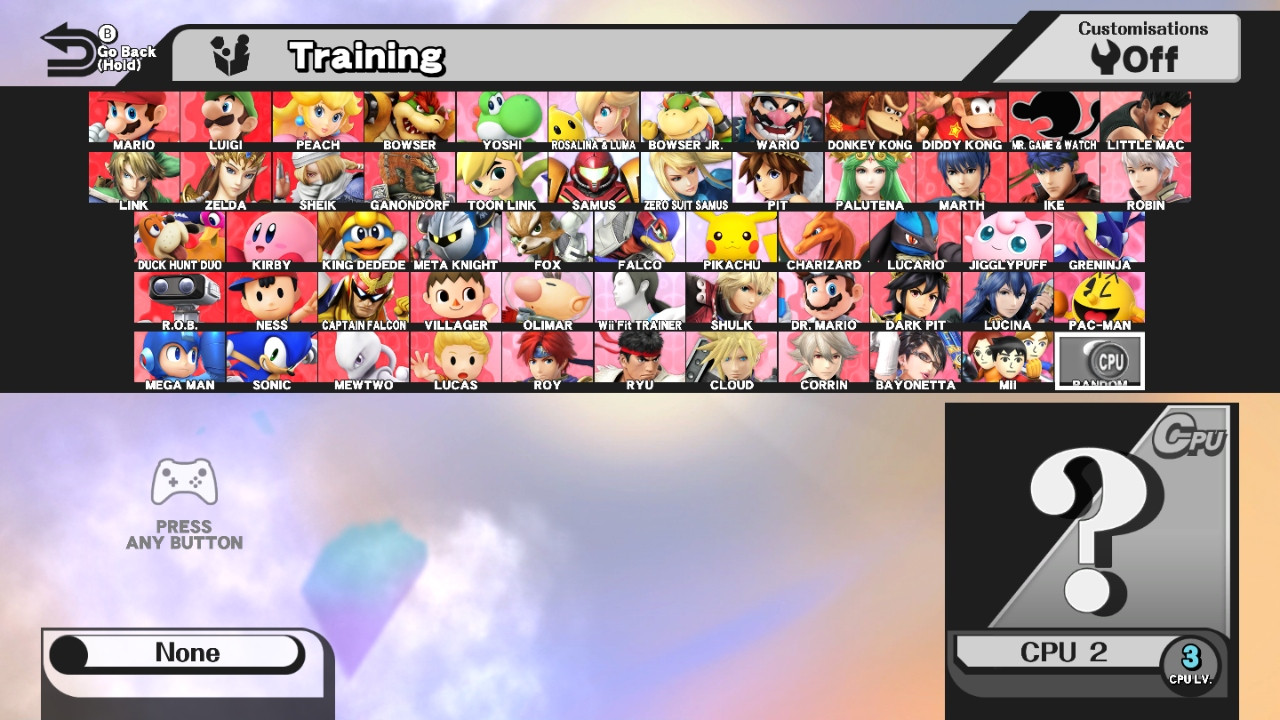 CSS Flame Recolor Pack [Super Smash Bros. (Wii U)] [Mods]