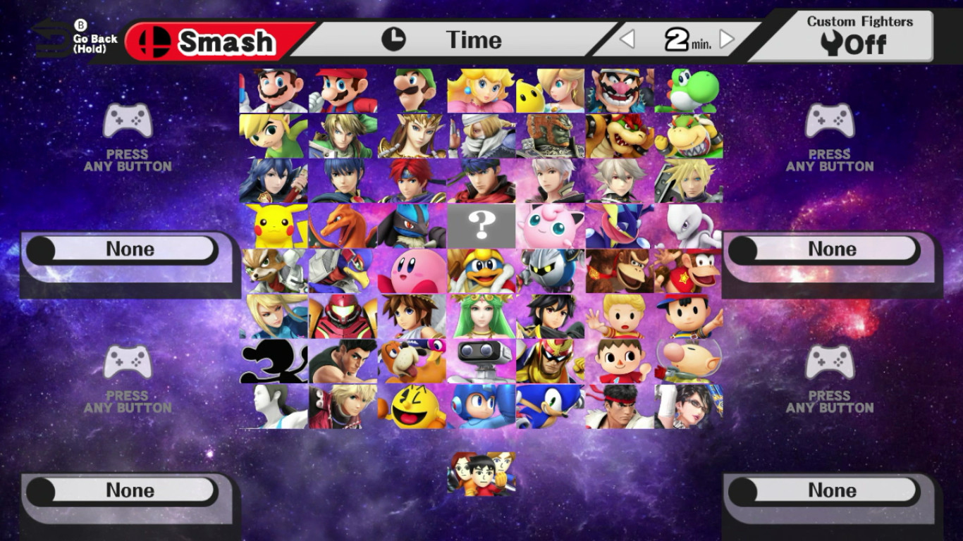 4-Corner CSS Layout Mod for Super Smash Bros. (Wii U) | SSB4U Mods