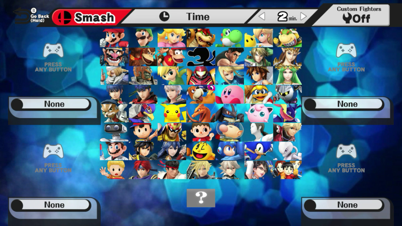 4-Corner CSS Layout Mod for Super Smash Bros. (Wii U) | SSB4U Mods