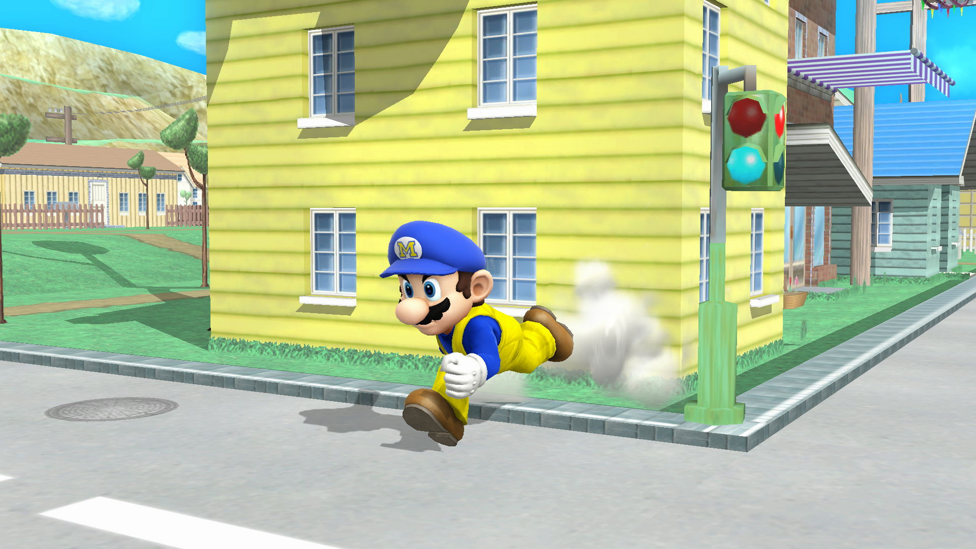 University of Michigan Mario [Super Smash Bros. (Wii U)] [Mods]