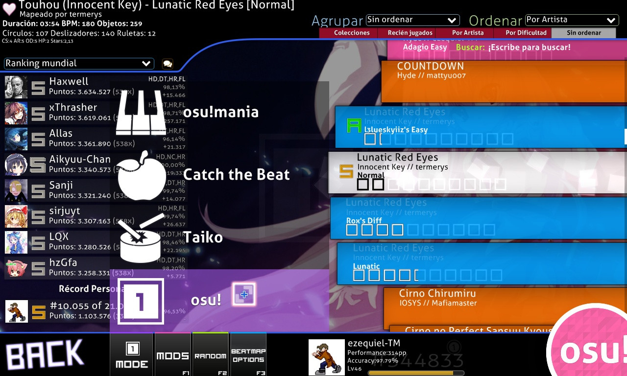 squareosu! [HD/SD] Mod for Osu! | osu Mods