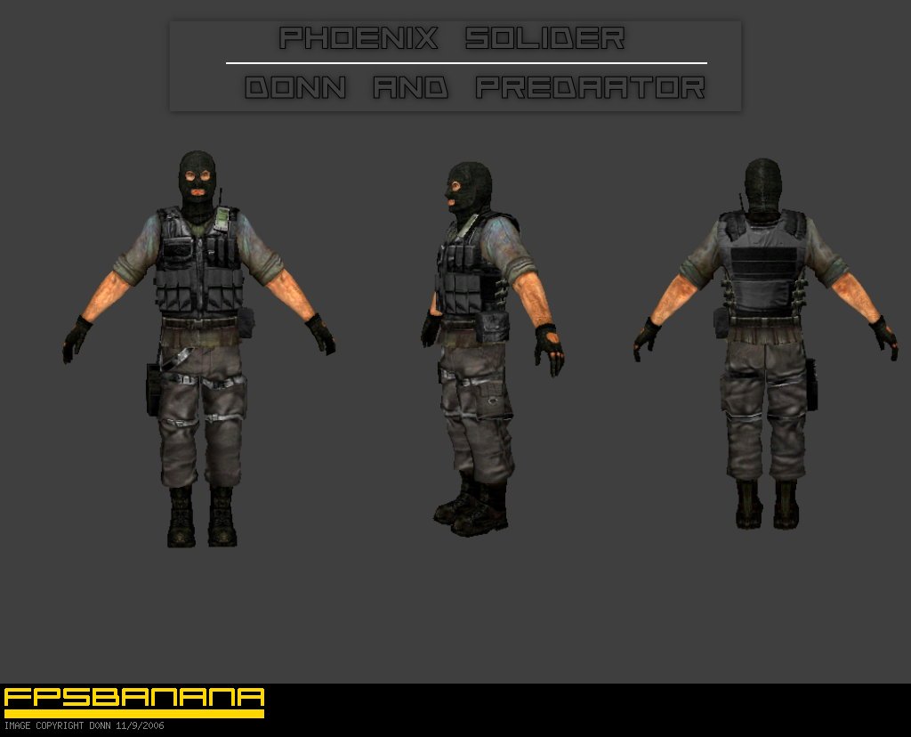 Phoenix Soldier [Counter-Strike: Source] [Mods]