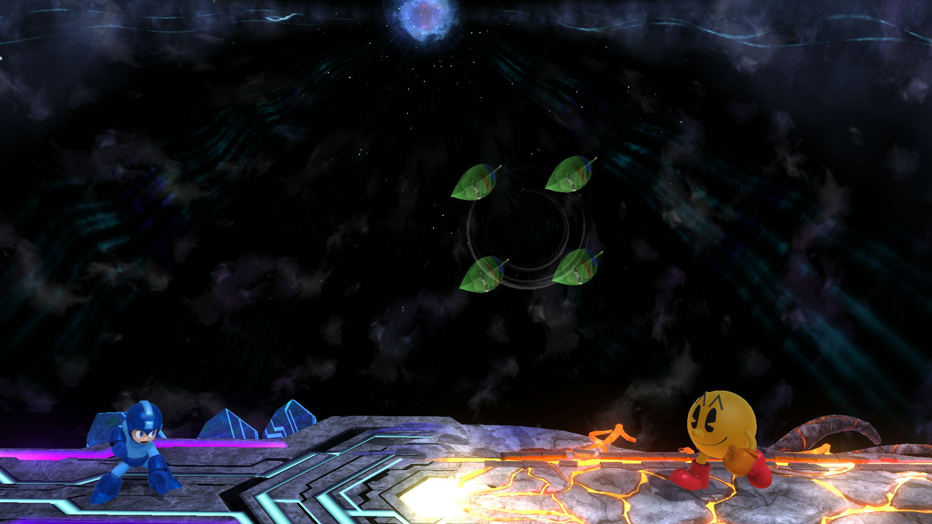 Mega Man Pepe-Leaf shield [Super Smash Bros. (Wii U)] [Mods]