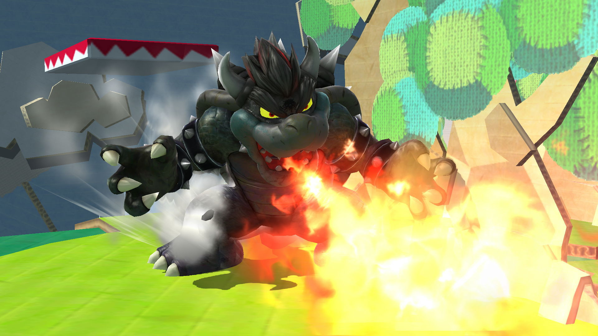Black Paint Bowser (+CSPs) [Super Smash Bros. (Wii U)] [Mods]