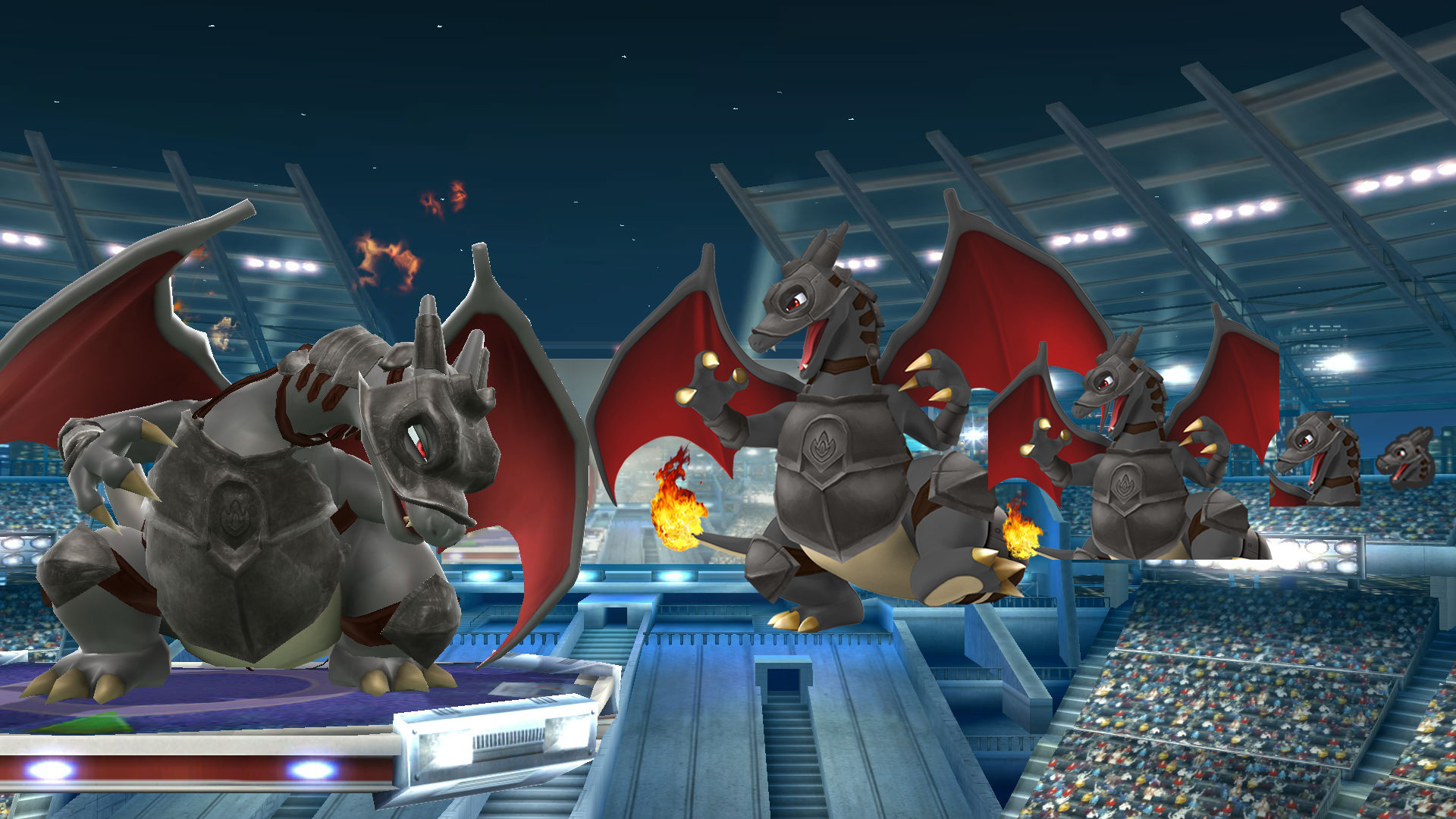 Even Better Armored Charizard CSPs! v2 [Super Smash Bros. (Wii U)] [Mods]