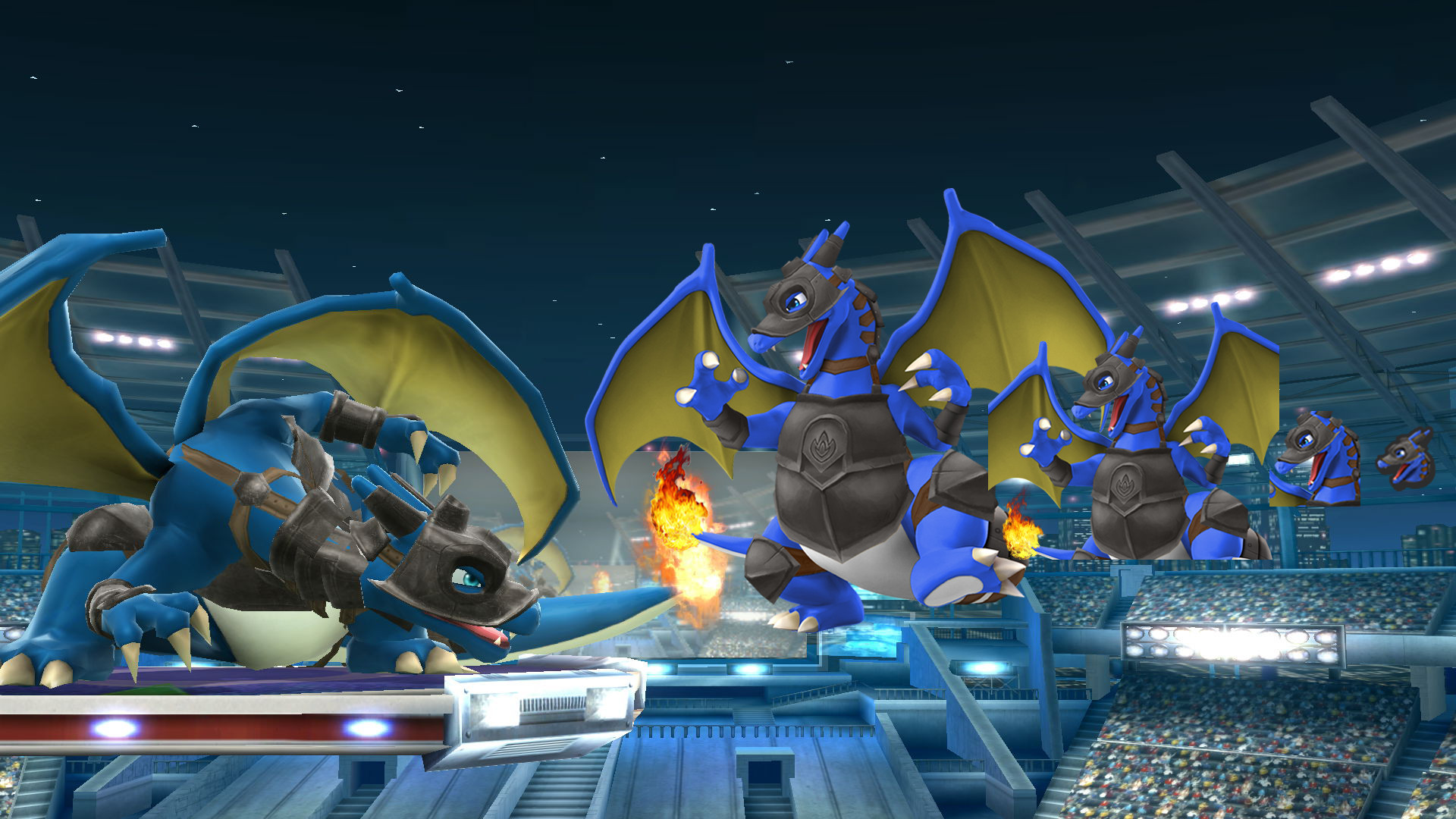 Even Better Armored Charizard CSPs! v2 [Super Smash Bros. (Wii U)] [Mods]