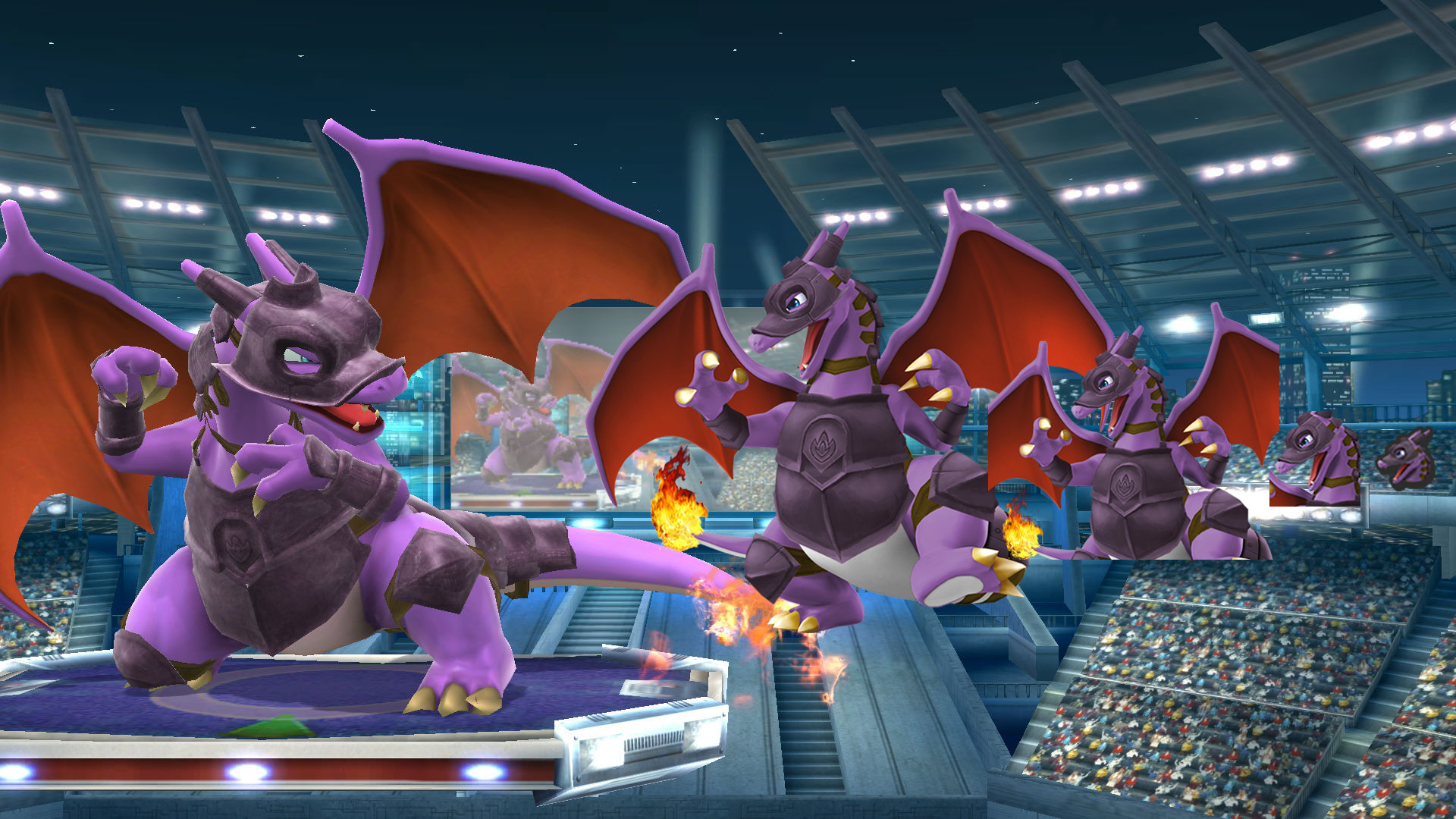 Even Better Armored Charizard CSPs! v2 [Super Smash Bros. (Wii U)] [Mods]