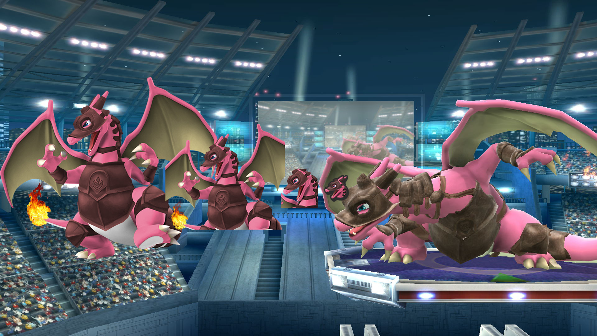 Even Better Armored Charizard CSPs! v2 [Super Smash Bros. (Wii U)] [Mods]