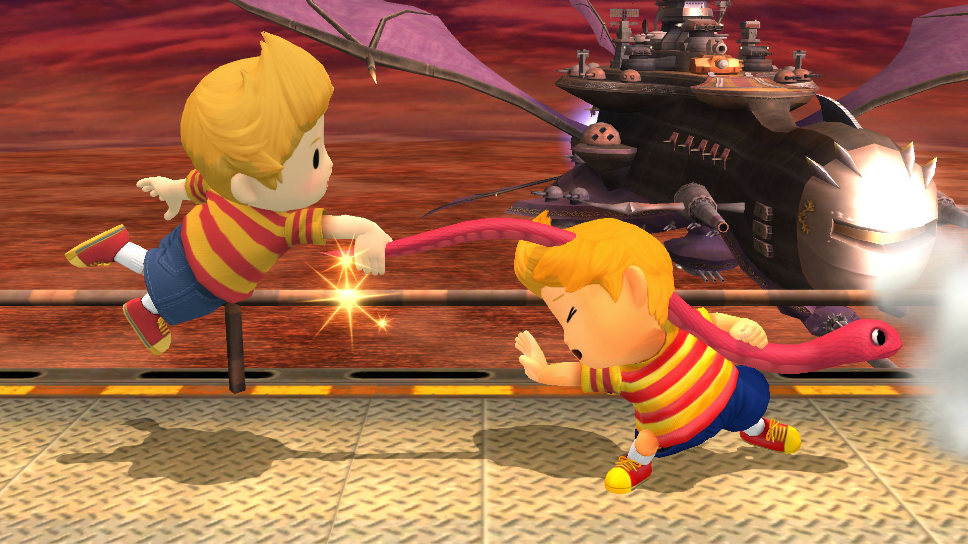 Mario & Luigi RPG Themed Lucas [Super Smash Bros. (Wii U)] [Mods]