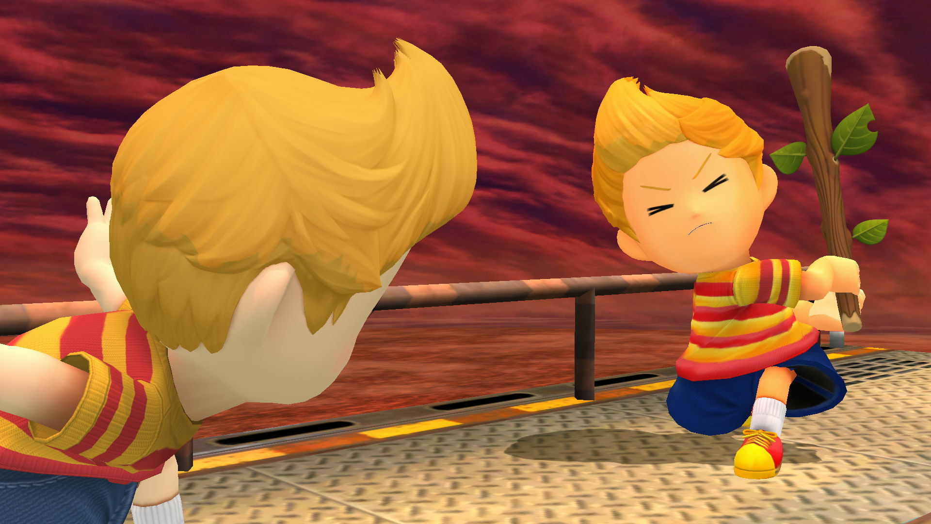 Mario & Luigi RPG Themed Lucas [Super Smash Bros. (Wii U)] [Mods]