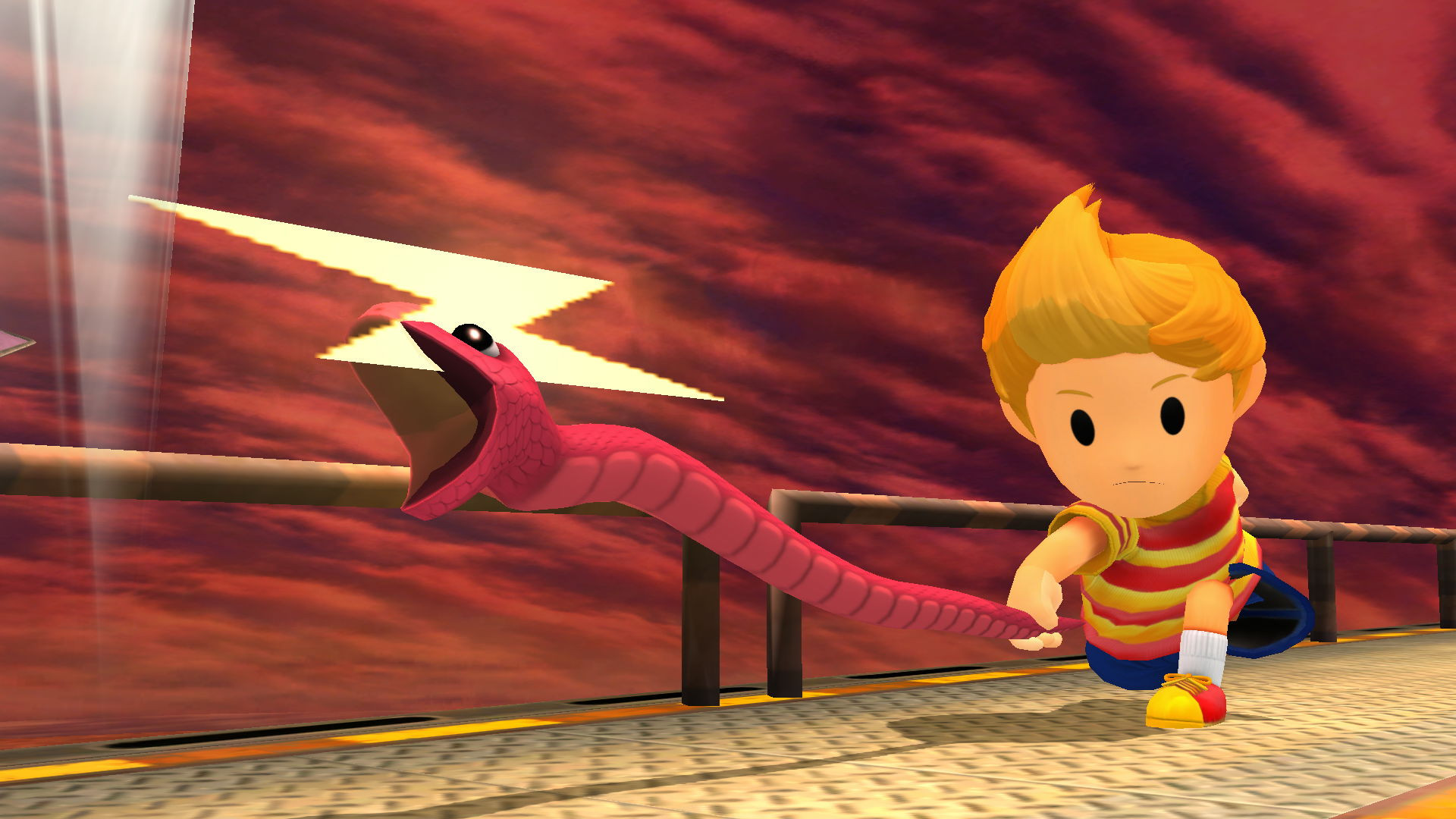 Mario & Luigi RPG Themed Lucas [Super Smash Bros. (Wii U)] [Mods]