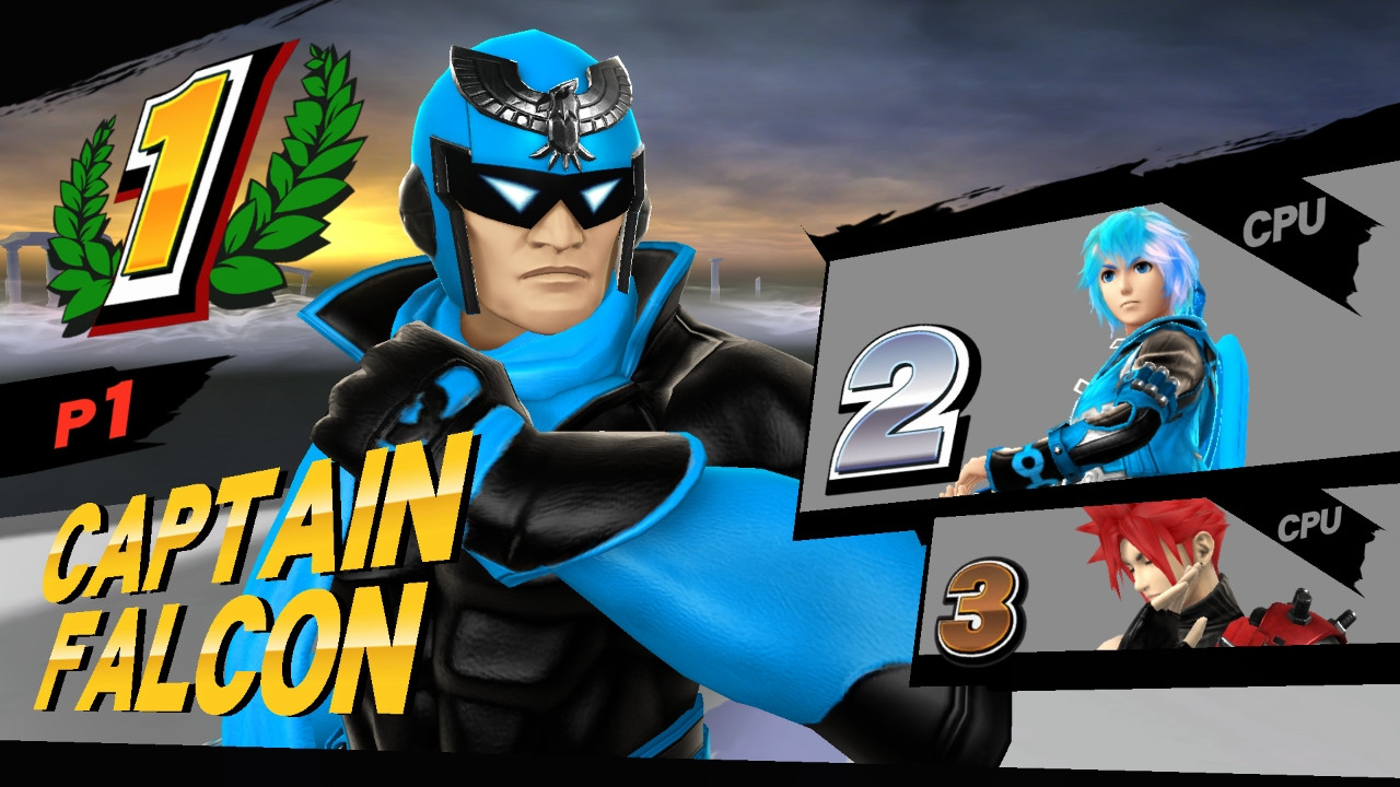 Black and Blue C.Falcon(CSPs included) Mod for Super Smash Bros. (Wii U ...