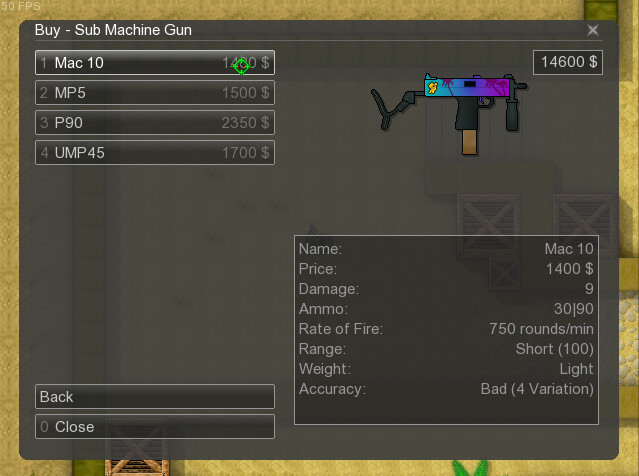 MAC-11 | Jacket's Piece [CS2D] [Mods]