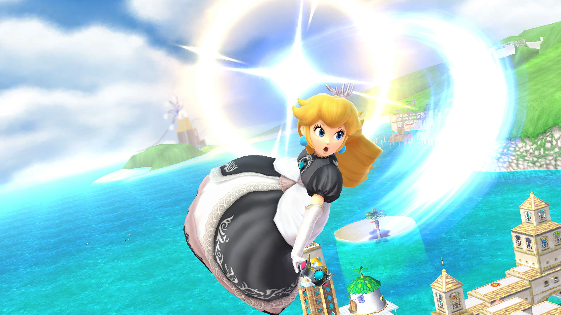 Maid Outfit Peach! (15 Variants & Uncensored) Mod for Super Smash Bros ...