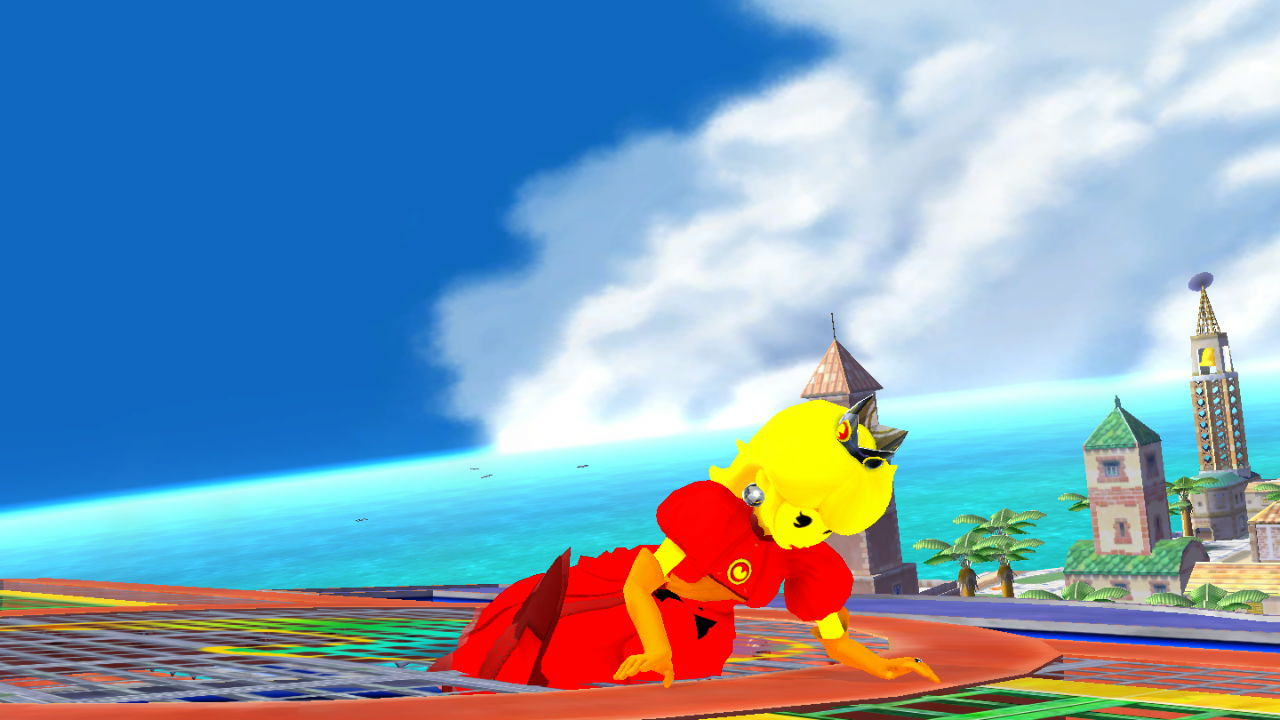 Ms. Pacman Peach (Tex ID and UI) Mod for Super Smash Bros. (Wii U ...