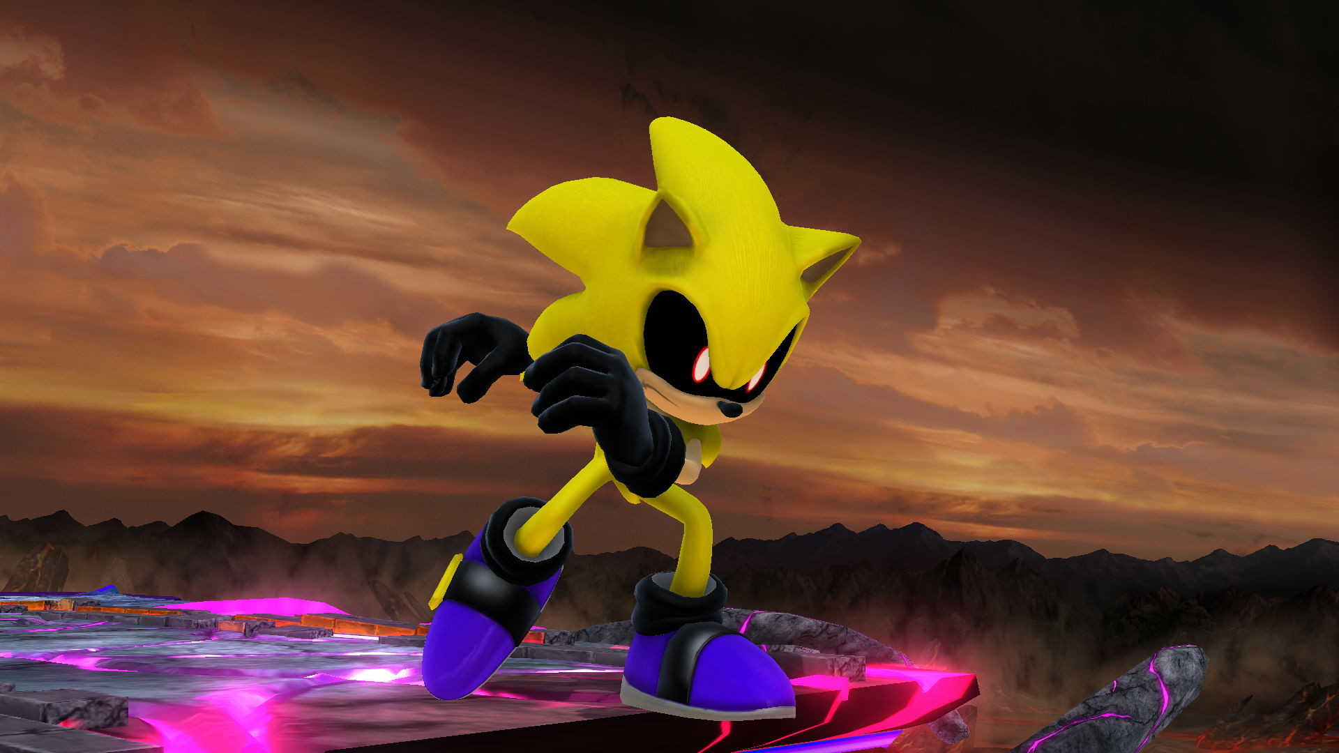 Reverse Sonic [Super Smash Bros. (Wii U)] [Mods]