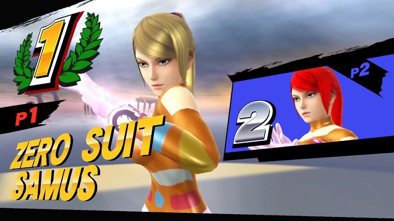 Brown and Pink Casual Samus [Super Smash Bros. (Wii U)] [Mods]