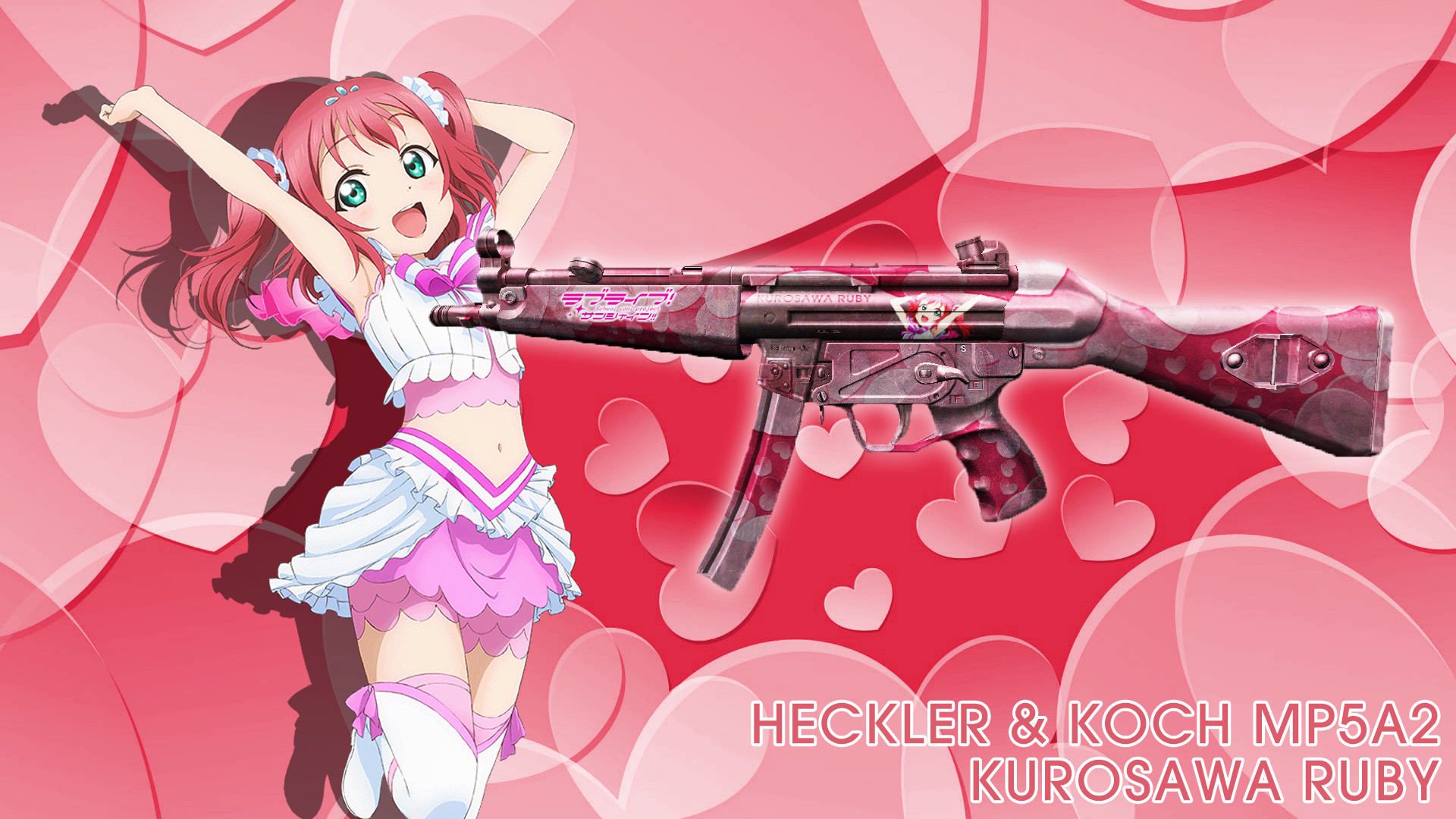 MP5A2 - Kurosawa Ruby On IIopn Mod for Counter-Strike 1.6 | CS1.6 Mods