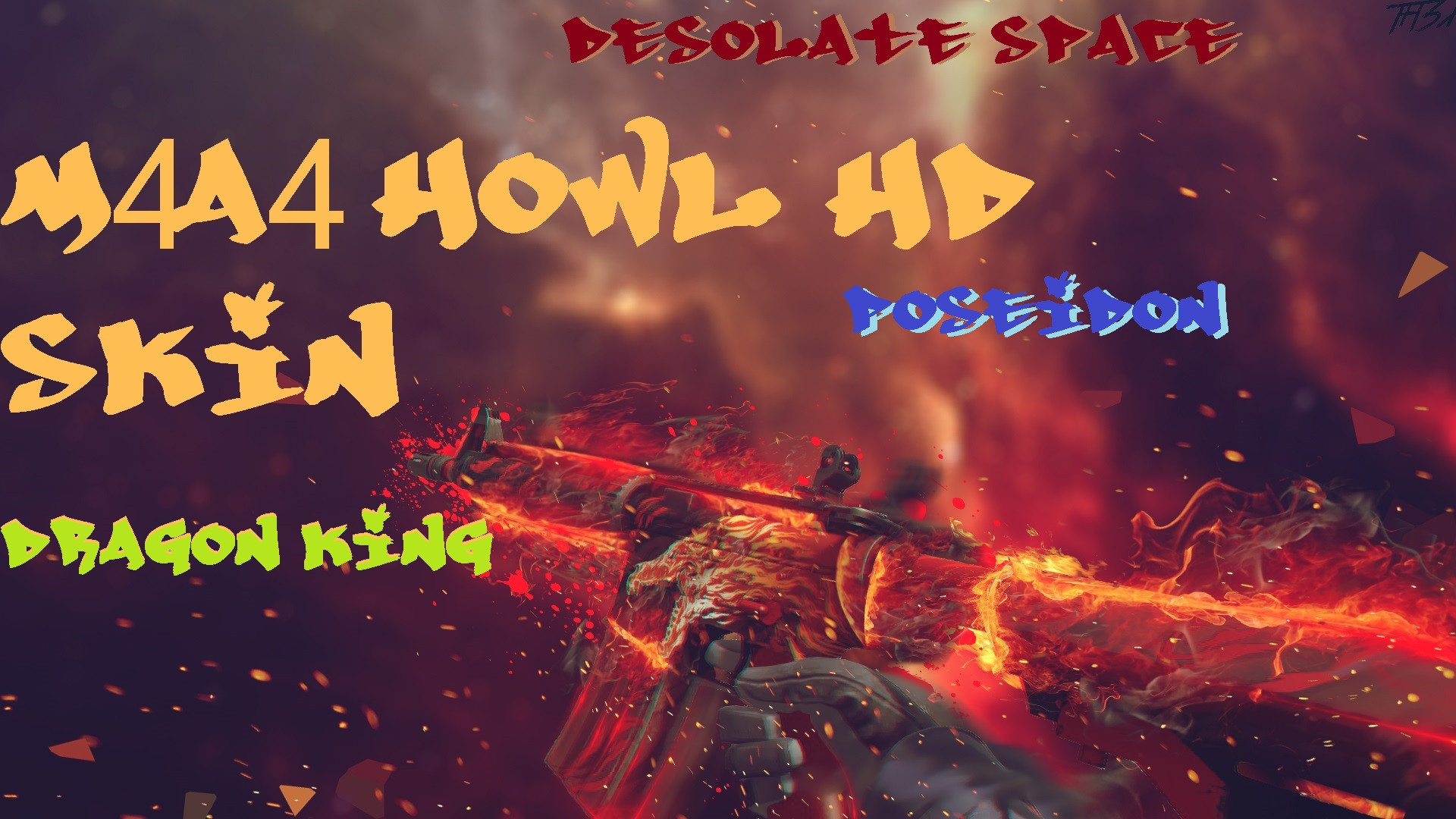 M4A4 Howl HD (+new skin) Mod for Counter-Strike 1.6 | CS1.6 Mods